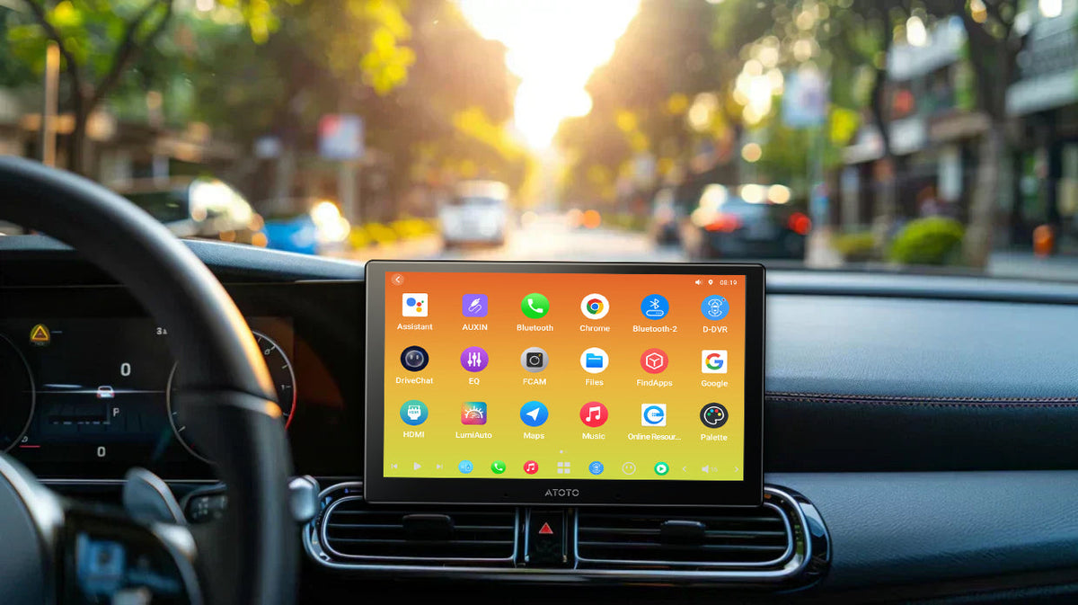 ATOTO X10 Car Stereo | TwinSight Dual Dash Cam Head Unit