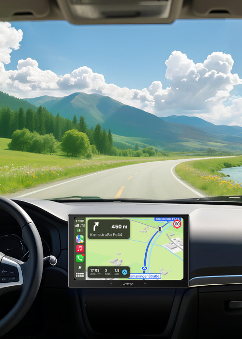 ATOTO Car Stereo, Car Audio, GPS Navigation, Wireless Carplay Adapter