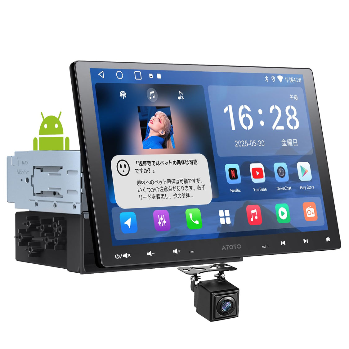 1DINディスプレイオーディオィオ – ATOTO